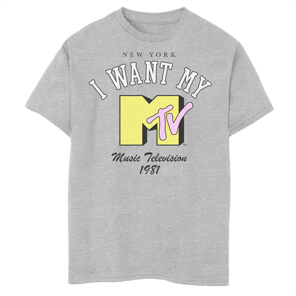Boys 8-20 MTV I Want My MTV EST 1981 Logo Tee