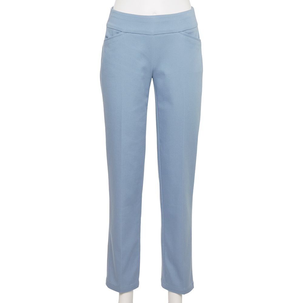 Women's Croft & Barrow® Effortless Stretch Pull-On Mid-Rise Straight ...