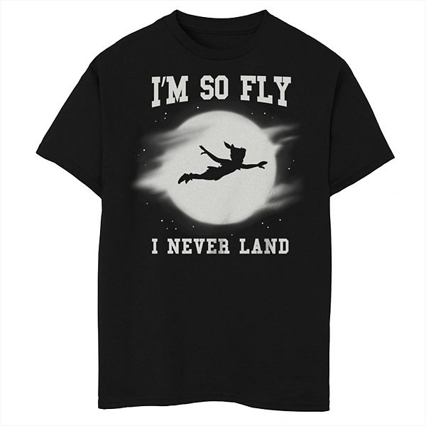 Disney's Peter Pan Boys Moon Flight Never Land Tee
