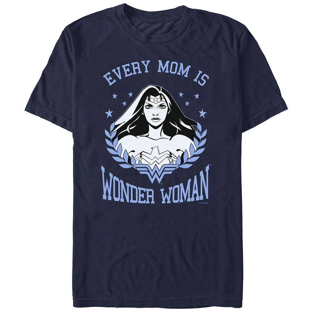 Juniors' Wonder Woman Every Mom Is Wonder Woman Boyfiend Graphic Tee