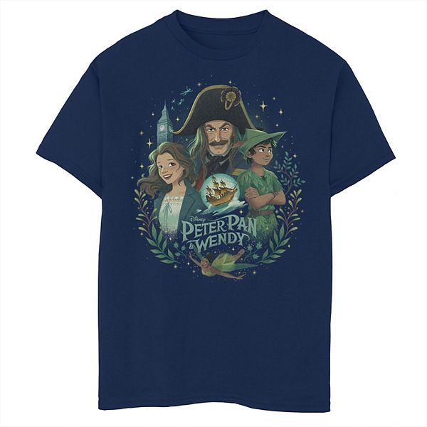 Boys 8-20 Disney Peter Pan & Wendy Group Of Peter Pan Wendy and Captain ...