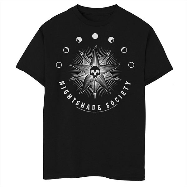 Boys 8-20 Husky Wednesday Nightshade Society Logo Graphic Tee