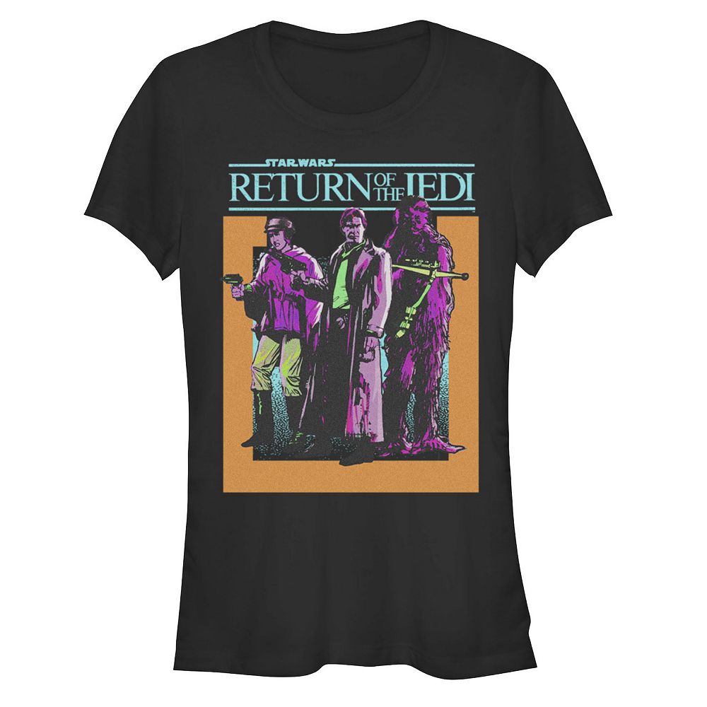 Juniors' Star Wars The Return Of The Jedi Chewbaca Han Solo Princess ...