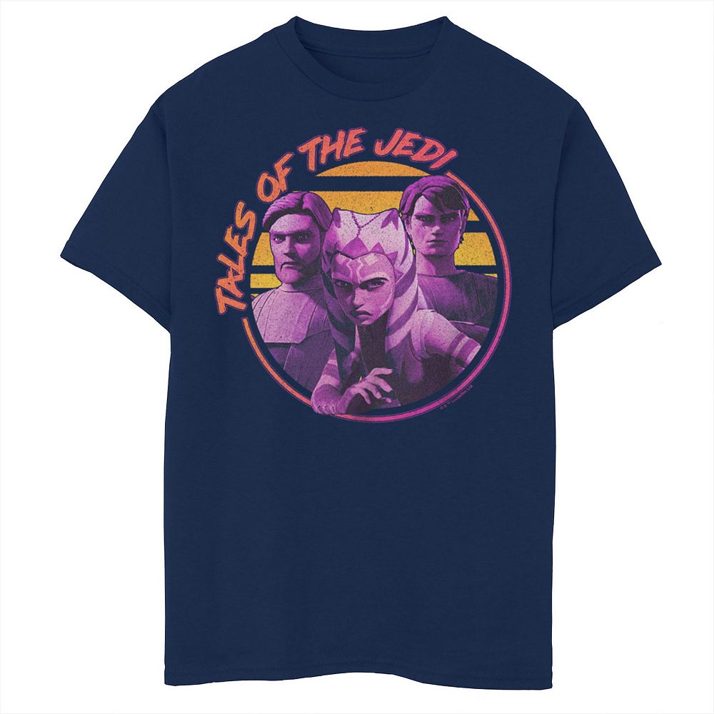 Boys 8-20 Husky Star Wars Tales Of The Jedi Sunset Trio Graphic Tee