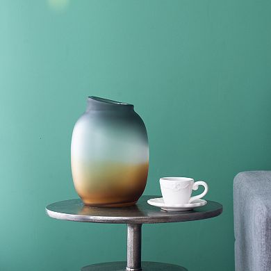 A&B Home Normand Ombre Glass Vase Table Decor