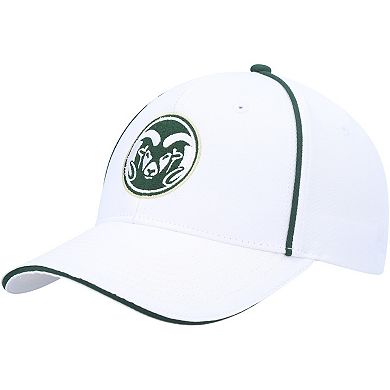 Men's Colosseum White Colorado State Rams Take Your Time Snapback Hat