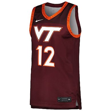 Men's Nike Maroon Virginia Tech Hokies Replica Basketball Jersey