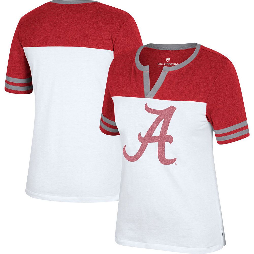 Women's Colosseum White/Crimson Alabama Crimson Tide Frost Yourself ...