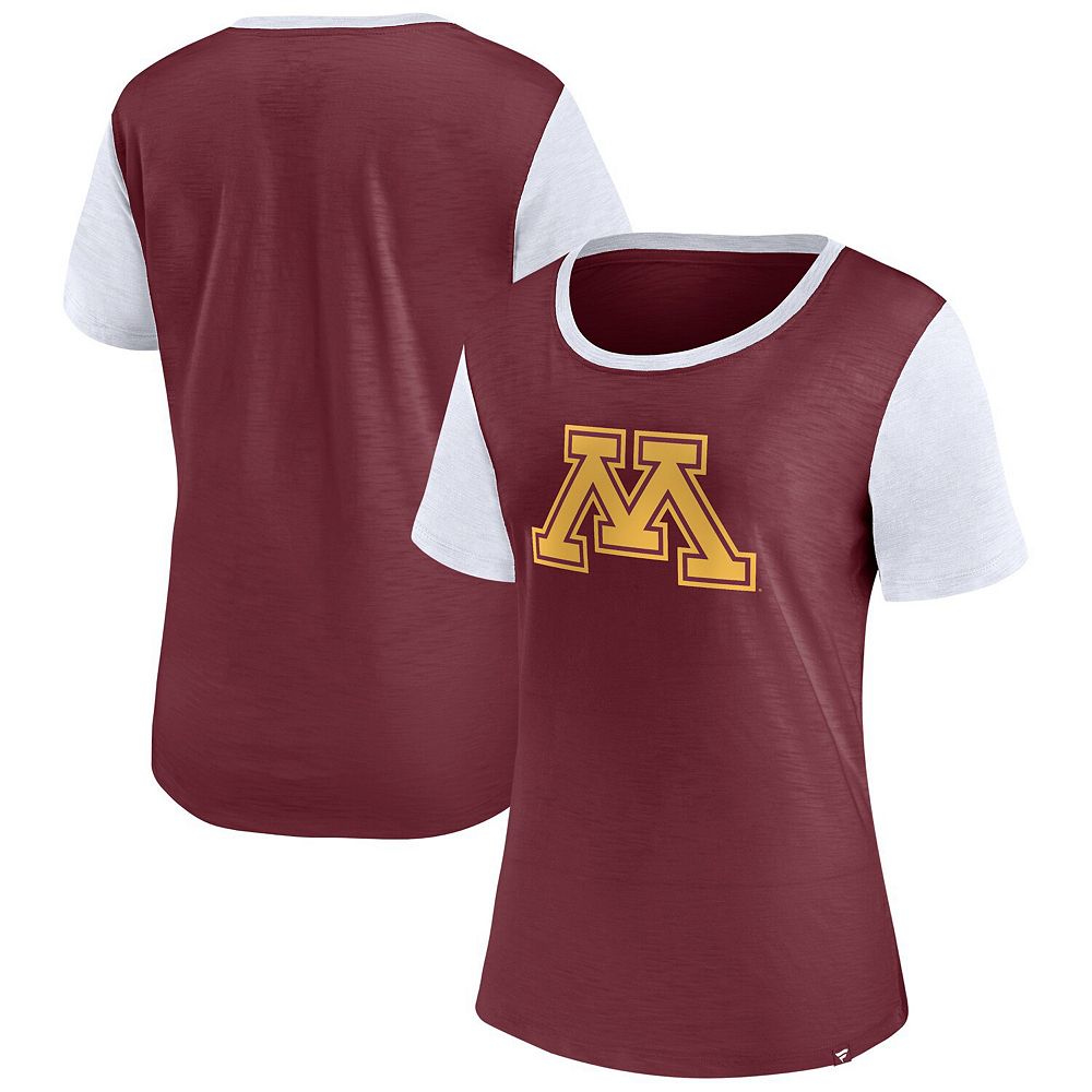 Women's Fanatics Branded Maroon Minnesota Golden Gophers Carver T-Shirt