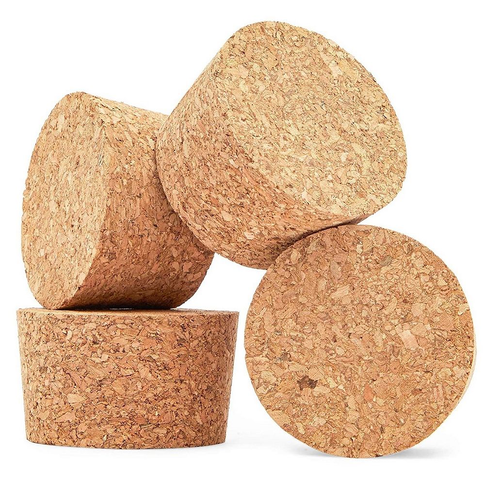 4-pack Large Cork Stoppers, Cork Lids Suitable For Mason Jars, Small ...