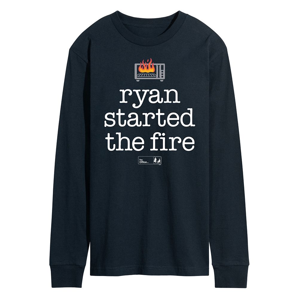 Men's The Office Ryan Fire Long Sleeve Tee