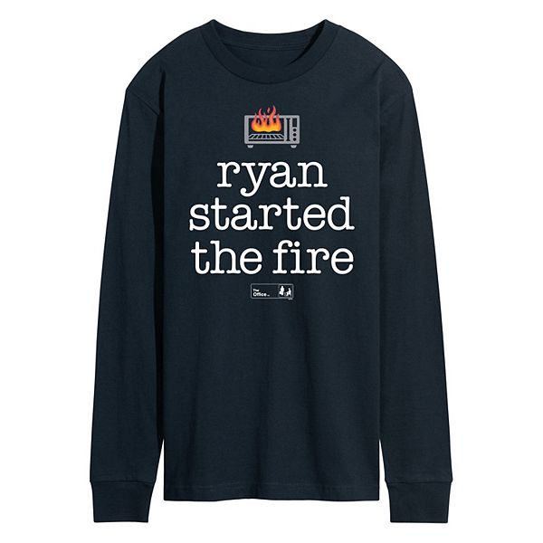 Men's The Office Ryan Fire Long Sleeve Tee