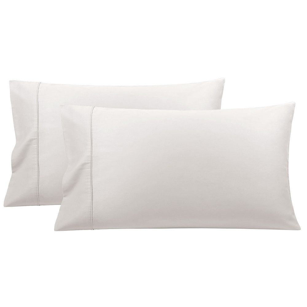 Pillowcase Set of 2 Soft Cotton with Envelope King 20" x 36"