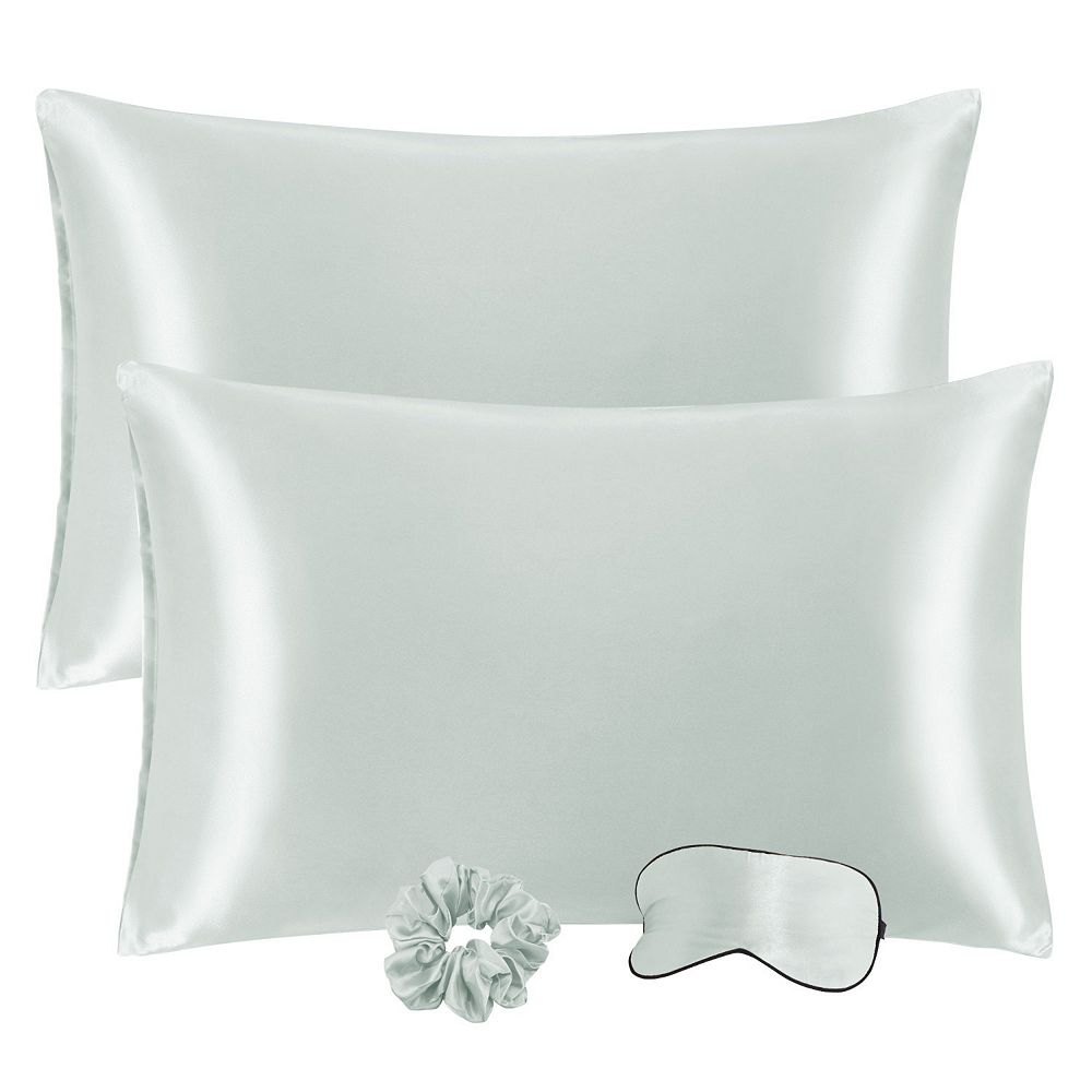 Set of 2 Satin Pillowcase Durable&Soft Enveloped King 20" x 36"