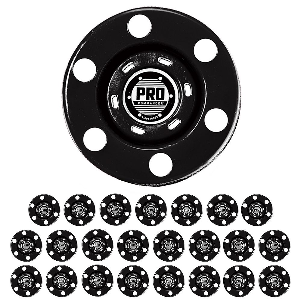 Franklin Sports NHL Pro Commander 24-Pack Street Hockey Pucks