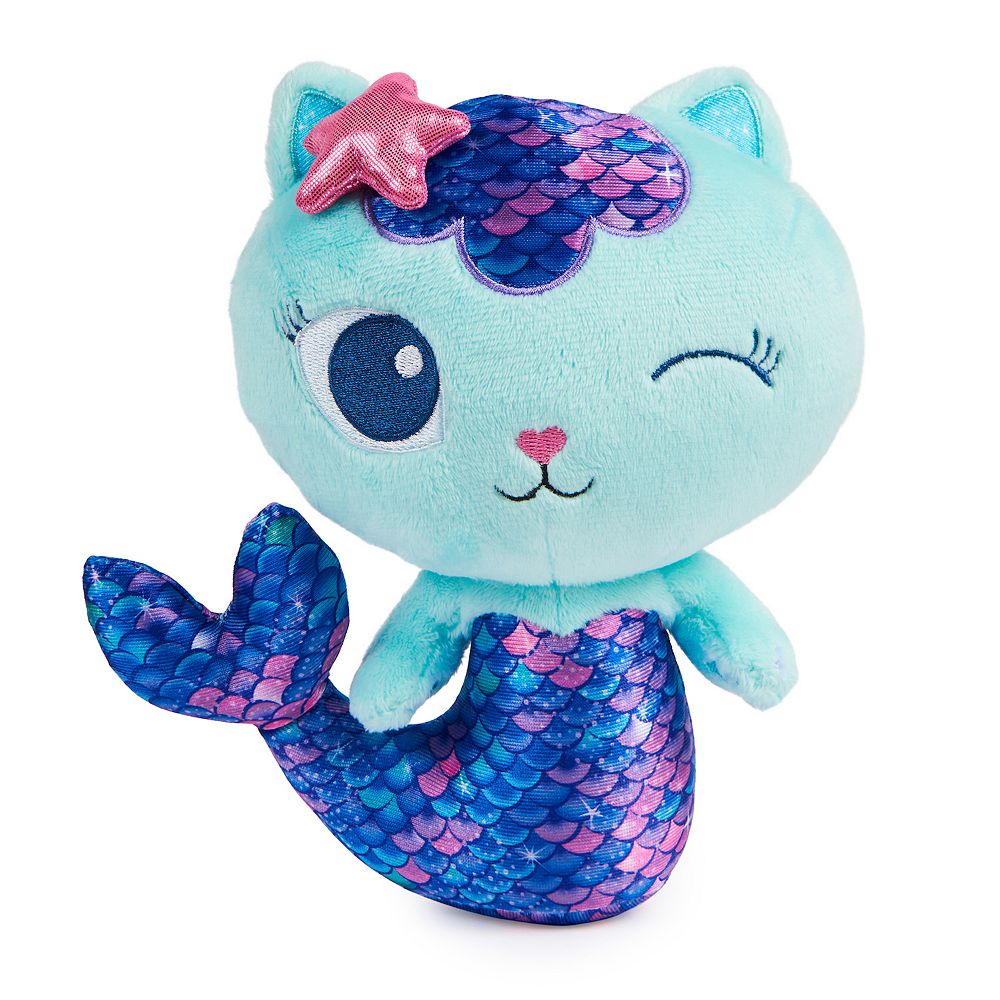 Cool Maker Gabby's Dollhouse 8-inch MerCat Purr-ific Plush Toy
