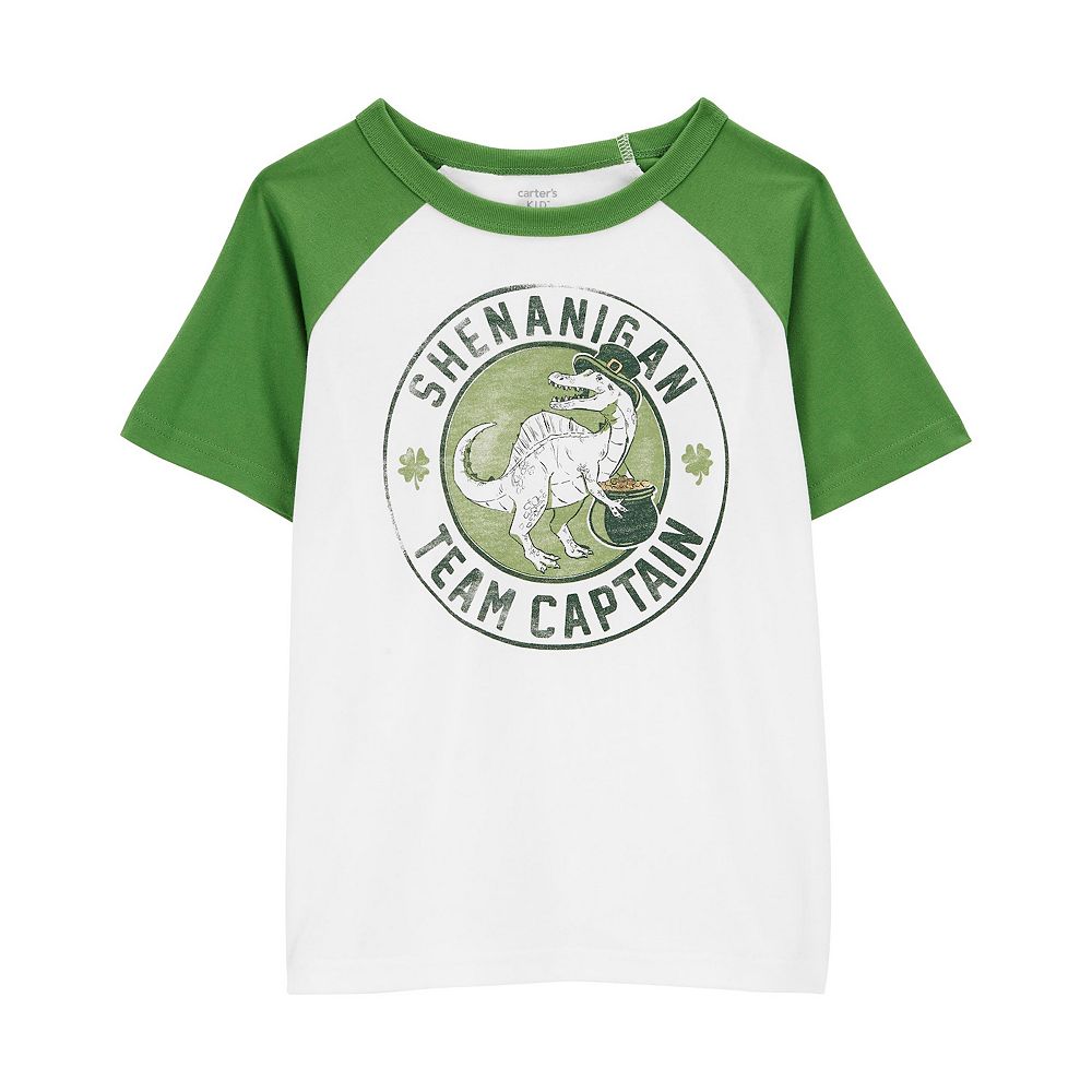 Boys 4-14 Carter's St. Patrick's Day "Shenanigan Team Captain" Graphic Tee