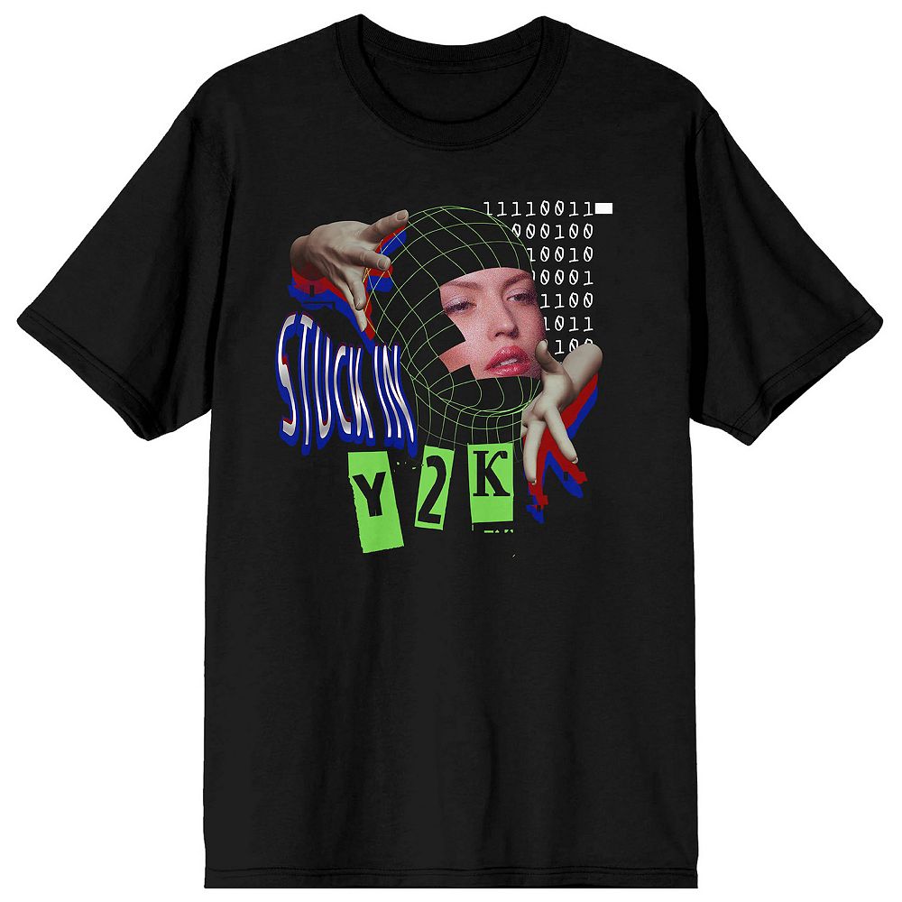 Men's Low Poly Y2K Trend Stuck Tee