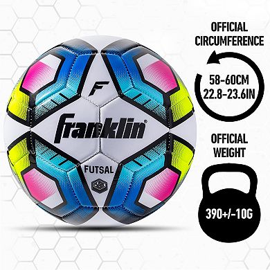 Franklin Sports Futsal Ball - 6 Pack with Pump