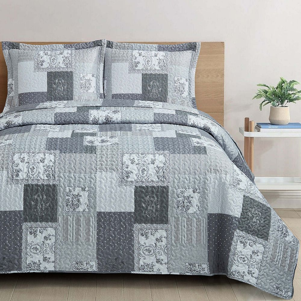 Rochelle Reversible Quilt Bedspread Set