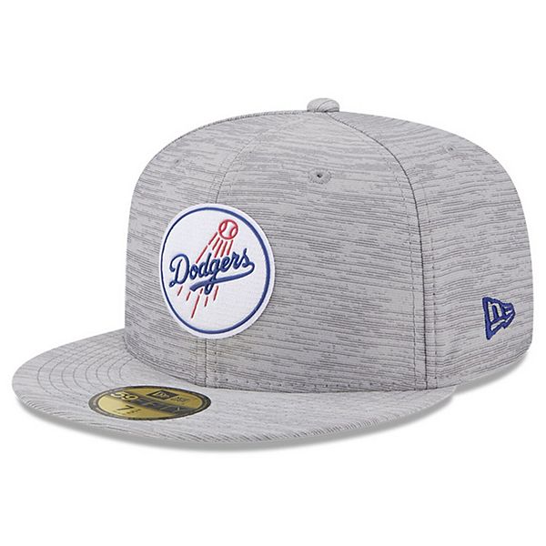 Men's New Era Gray Los Angeles Dodgers 2023 Clubhouse 59FIFTY Fitted Hat Men's New Era Gray Los Angeles Dodgers 2023 Clubhouse 59FIFTY Fitted Hat