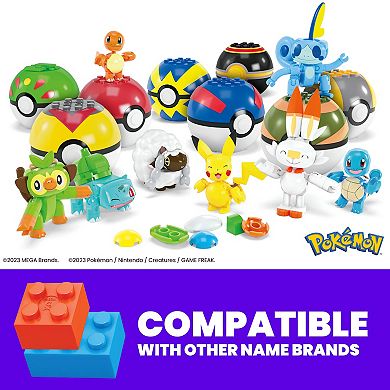 Mega Bloks MEGA Pokémon Beginner Trainer Team Pack with 8 Action ...