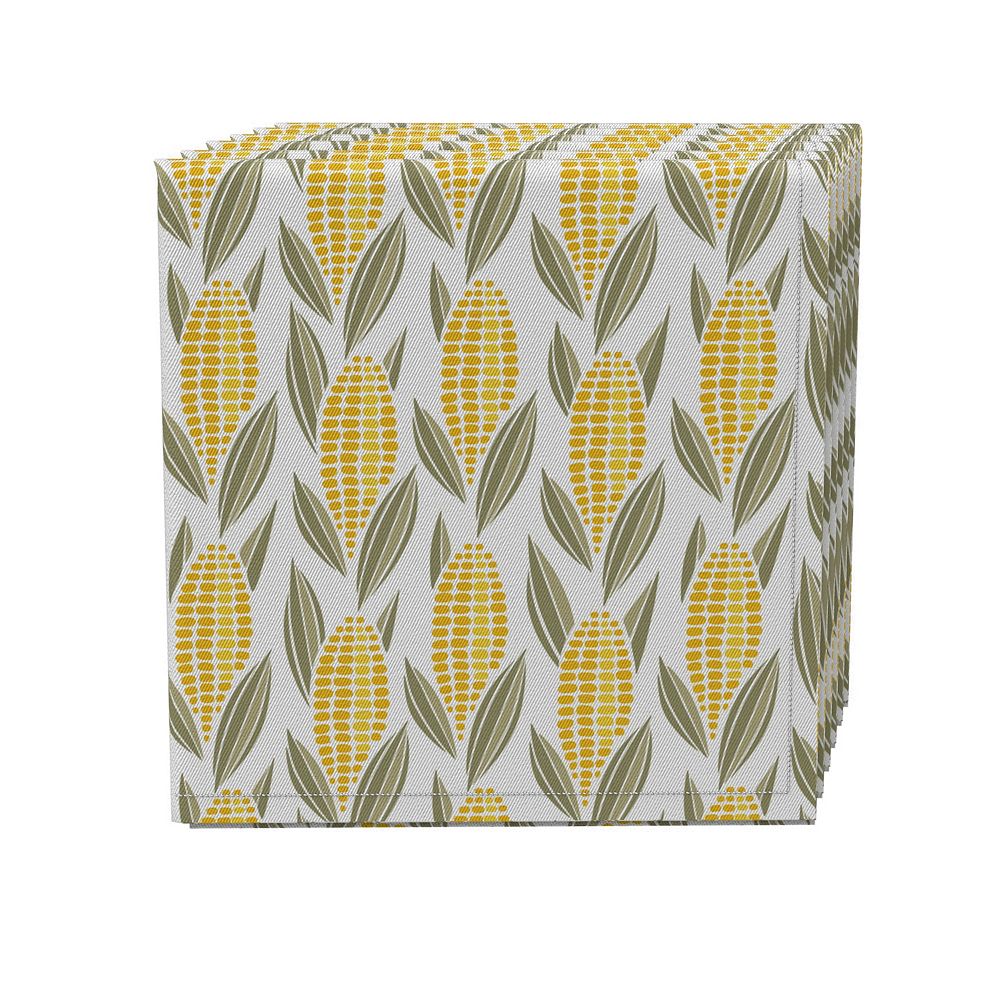 Napkin Set of 4, 100% Cotton, 20x20", Harvest Corn