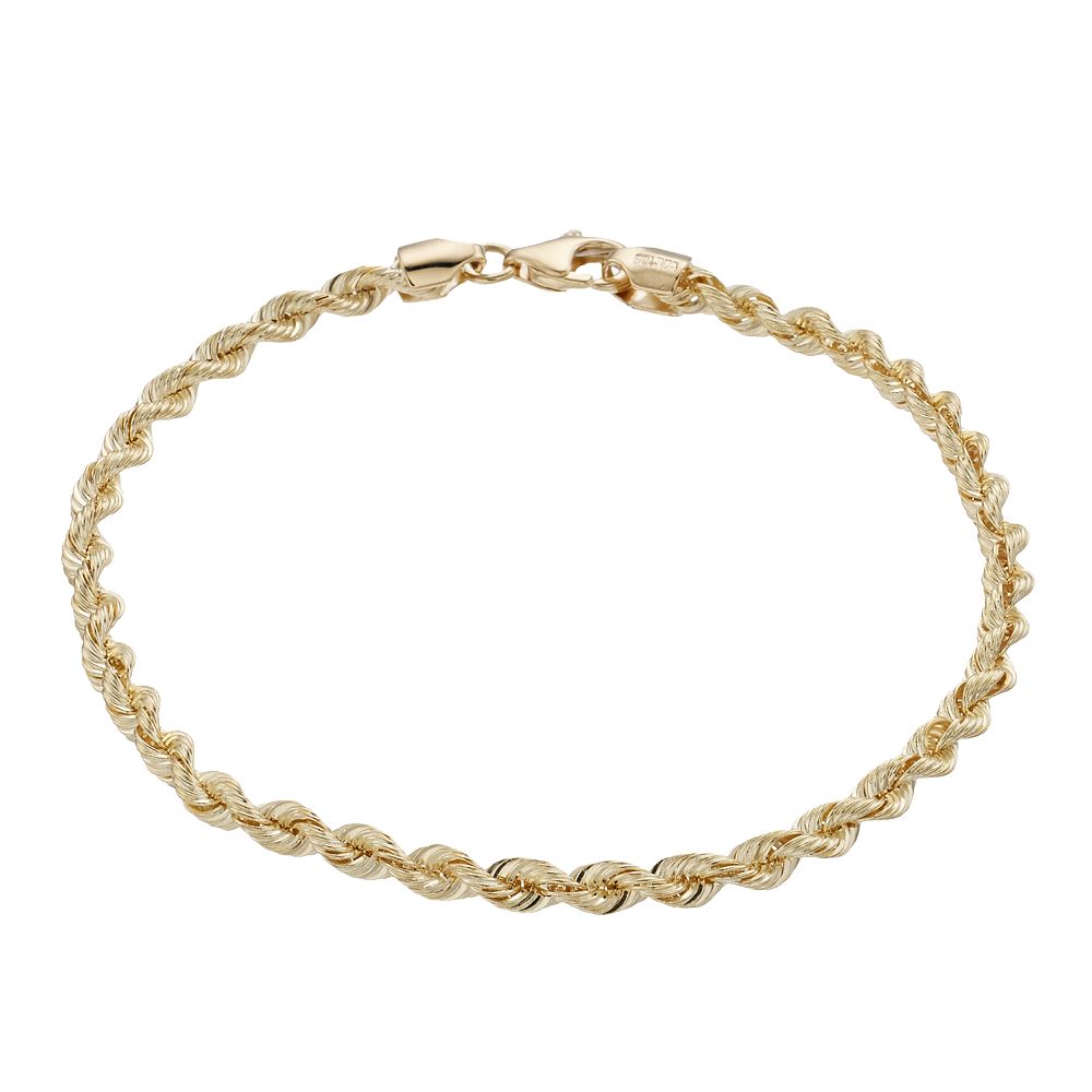 Karat Rush 14k Gold Silk Rope Bracelet