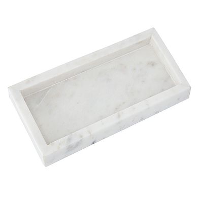 A&B Home Decorative Rectangular Marble Tray Table Decor