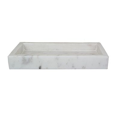 A&B Home Decorative Rectangular Marble Tray Table Decor