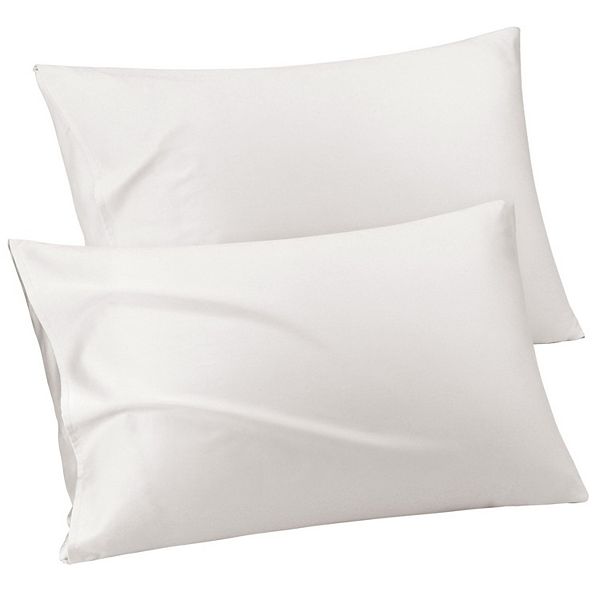 100% Cotton Pillowcases Set of 2 with Envelope Closure Queen 20" x 30"