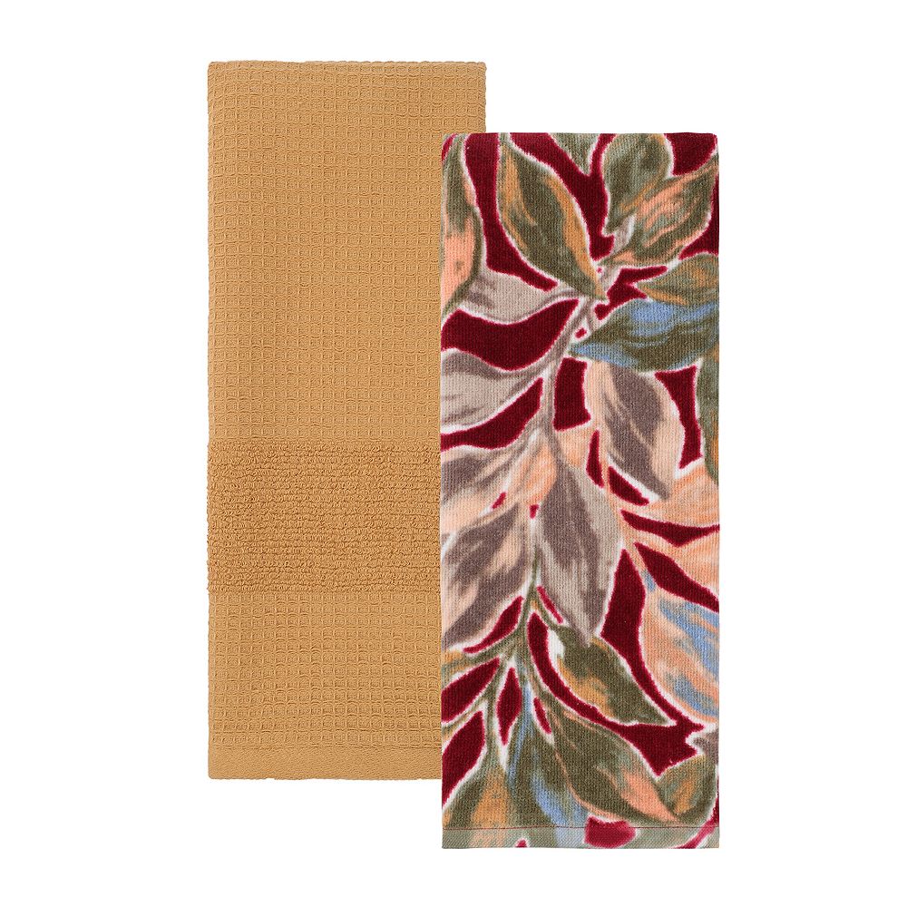 Food Network™ Leafy Print Kitchen Towel 2-pack