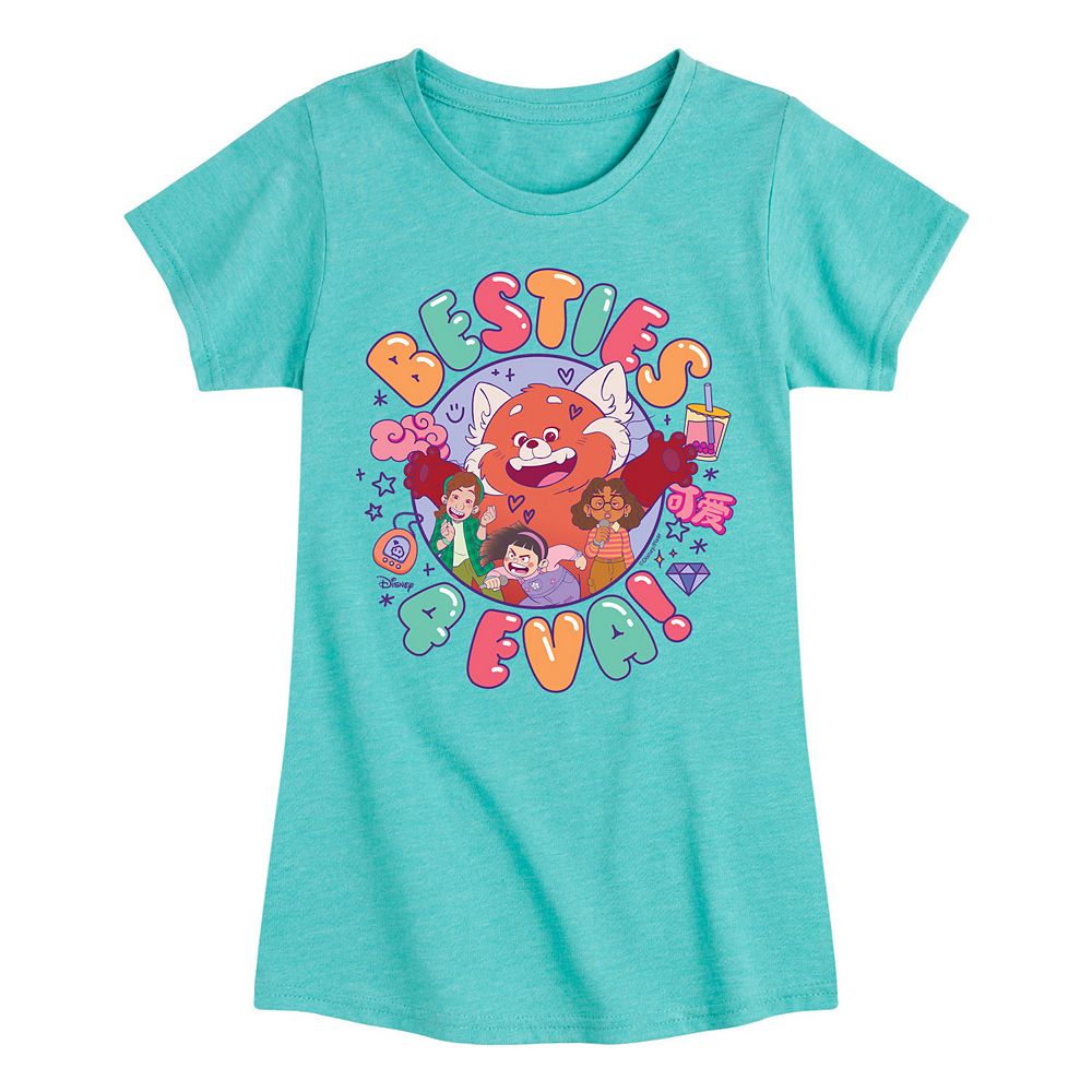 Disney / Pixar's Turning Red Girls 7-16 Besties 4 Eva Graphic Tee