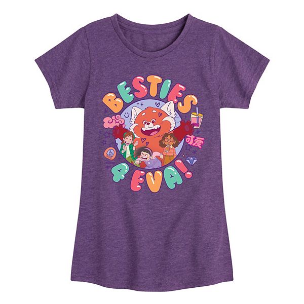 Disney / Pixar's Turning Red Girls 7-16 Besties 4 Eva Graphic Tee