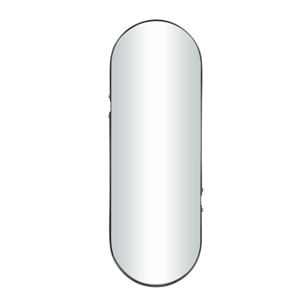 CosmoLiving by Cosmopolitan Pill Shape Oval Wall Mirror