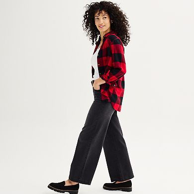 Petite Sonoma Goods For Life® Everyday Essential Flannel Top