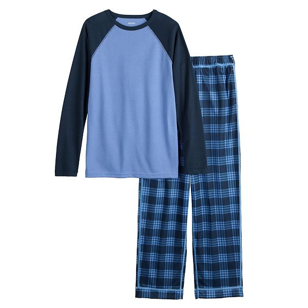 Boys 5-20 Sonoma Goods For Life® Adaptive Raglan Top & Bottoms Pajama Set
