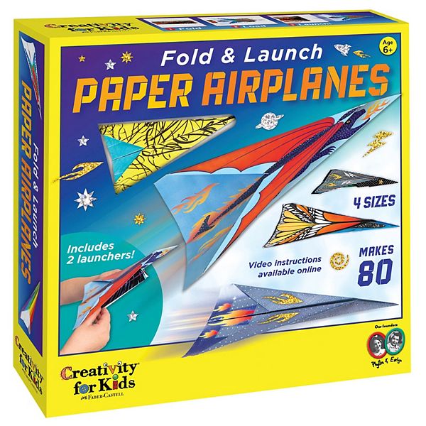 Creativity for Kids Fold & Launch Paper Airplane Set