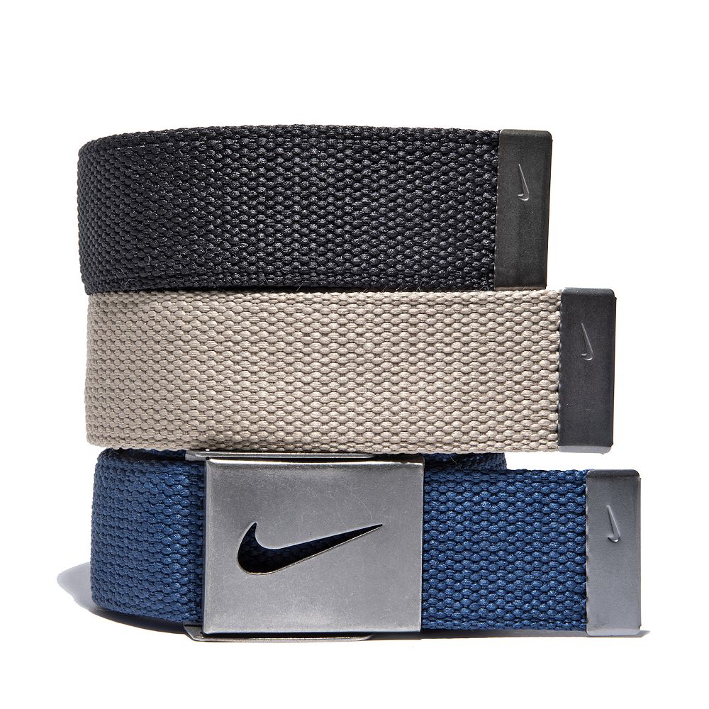 Men's Nike 3 Pack 38 mm Webbed Belts