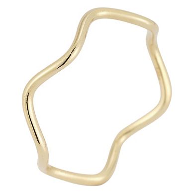 LUMINOR GOLD 14k Gold Zigzag Ring