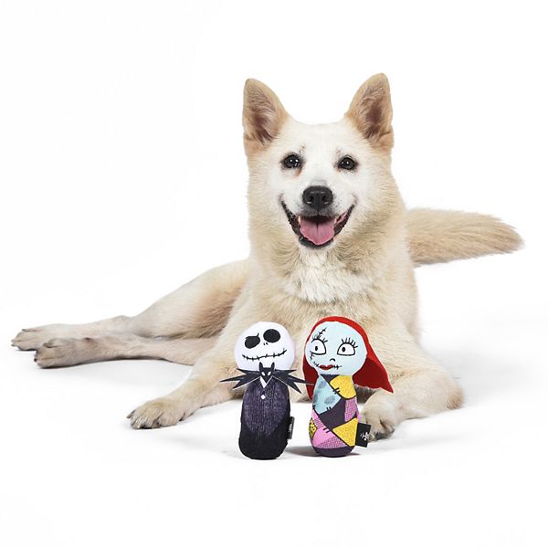 Disney's Nightmare Before Christmas: Jack and Sally Plush Bobo Dog Toy Set