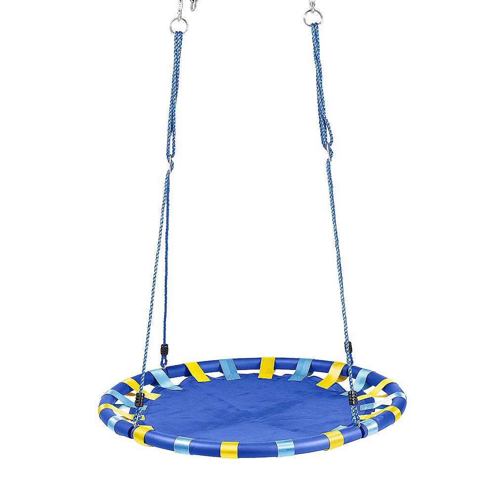HearthSong 40-Inch Giant Super Loop Backyard Sensory Saucer Swing with ...