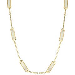 Kohls gold bar necklace store