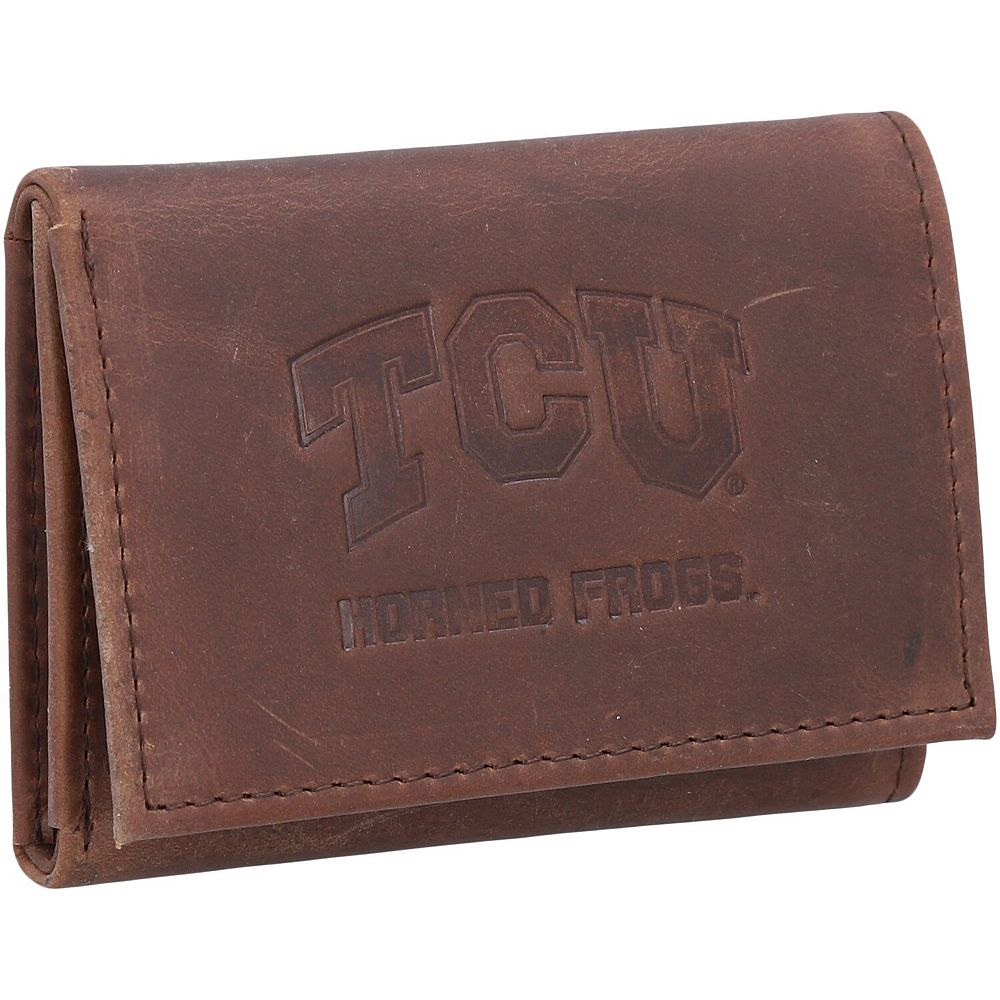 TCU Horned Frogs Leather Team Tri-Fold Wallet