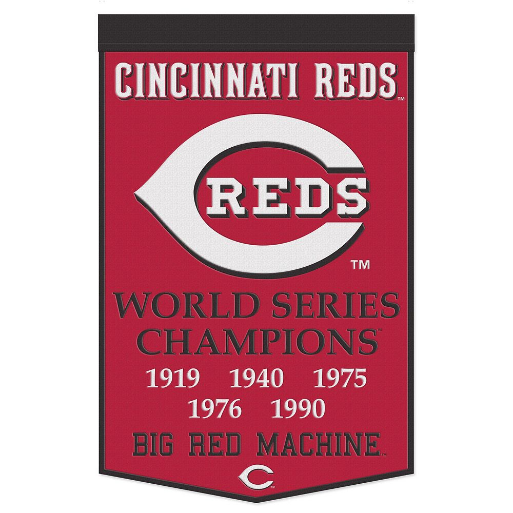 WinCraft Cincinnati Reds 24" x 38" Championship Banner