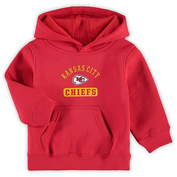 Toddler Red Kansas City Chiefs Banner Pullover Hoodie
