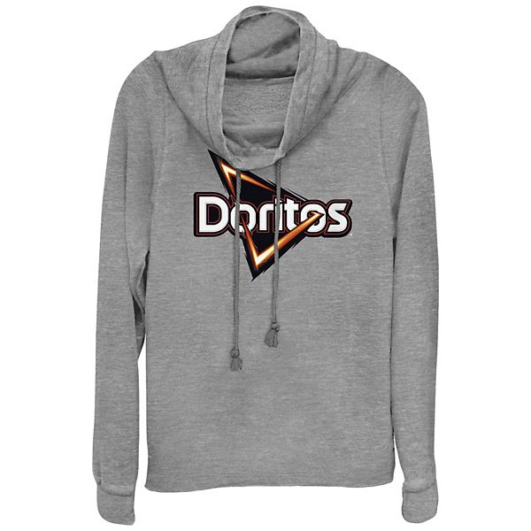 Juniors' Doritos Triangle Chips Classic Logo Cowlneck Graphic ...