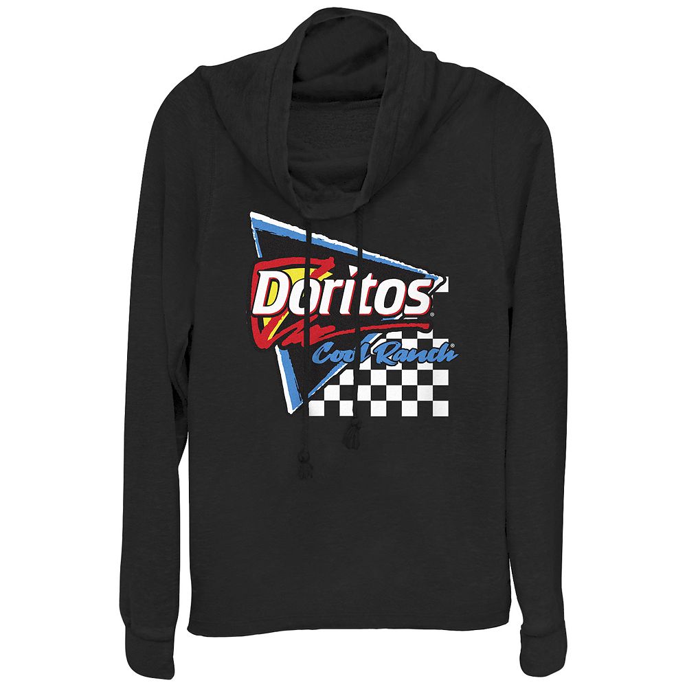 Juniors' Doritos Cool Ranch Racing Flag Triangle Cowlneck Graphic ...
