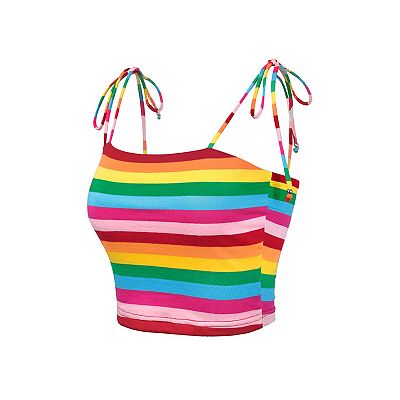 spaghetti string crop tops