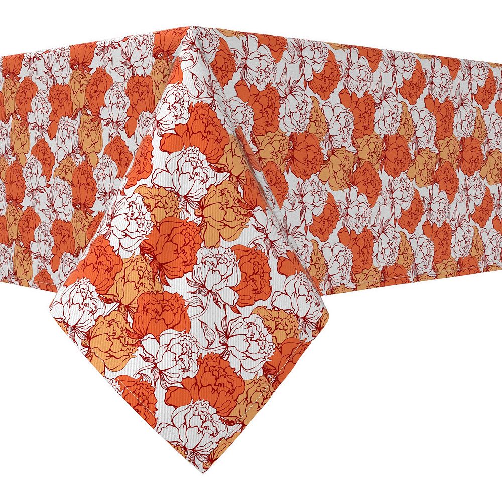 Rectangular Tablecloth, 100% Cotton, 60x120", Floral 172